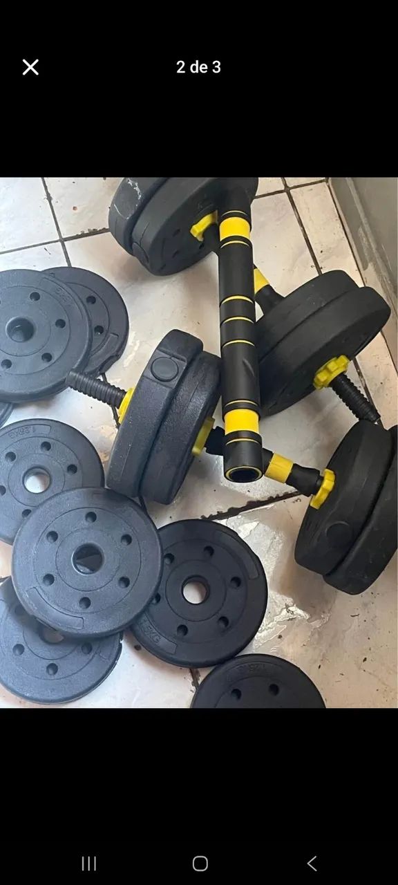 Kit Halteres 6 em 1 - 30kg - Academia e Exercícios - Fazenda Grande do Retiro, Salvador ...