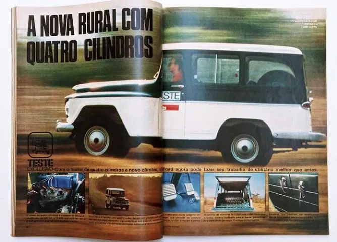 Teste Rural Willys 4 cilindros, Suzuki GT 750 M 1975 - Revista Quatro ...