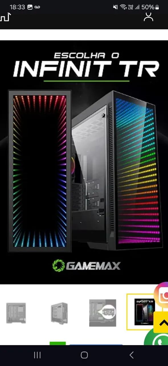PC Gamer Gamemax Infinit TR - Computadores e Desktops - Taguatinga Sul ...