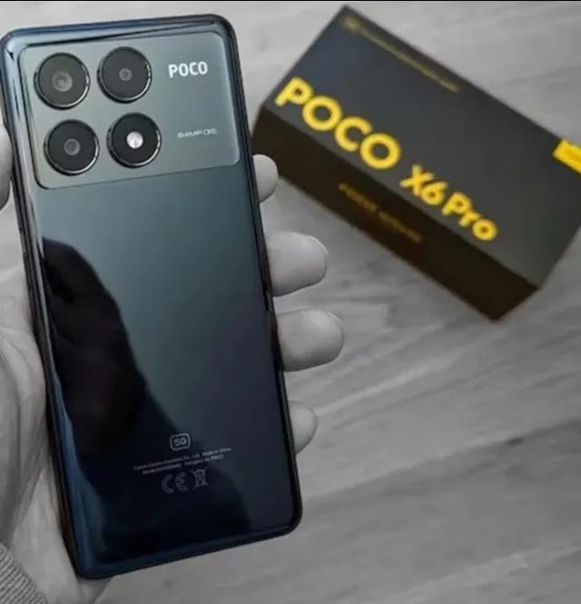 Poco X6 Pro 5G Dual SIM 8 GB preto 256 GB RAM Xiaomi Pocophone *- - Celulares e Smartphones ...
