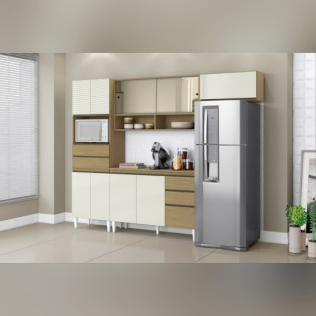 Cozinha Completa Michele Plus - Aramoveis *nova na caixa - Armários e ...