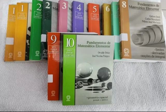 "colecao fundamentos da matematica elementar" no Brasil