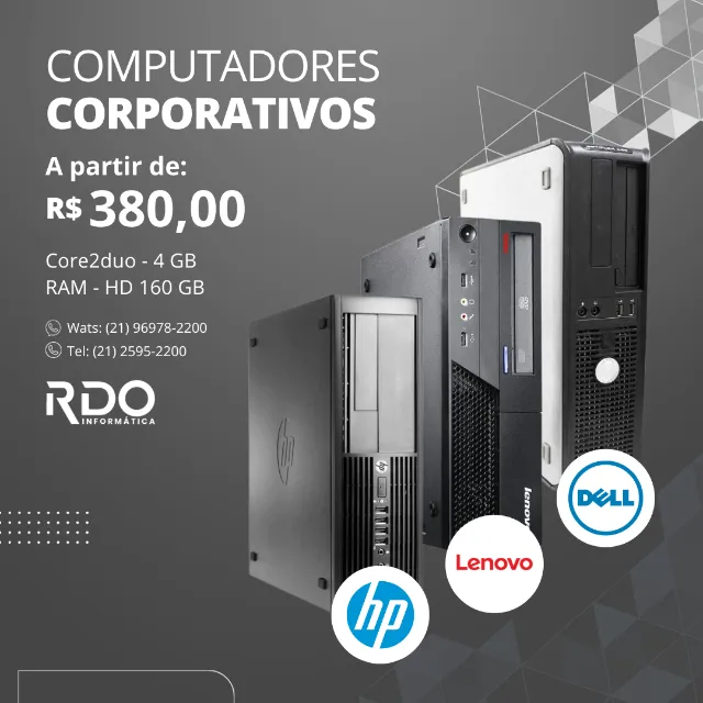 Computadores e Desktops no Rio de Janeiro