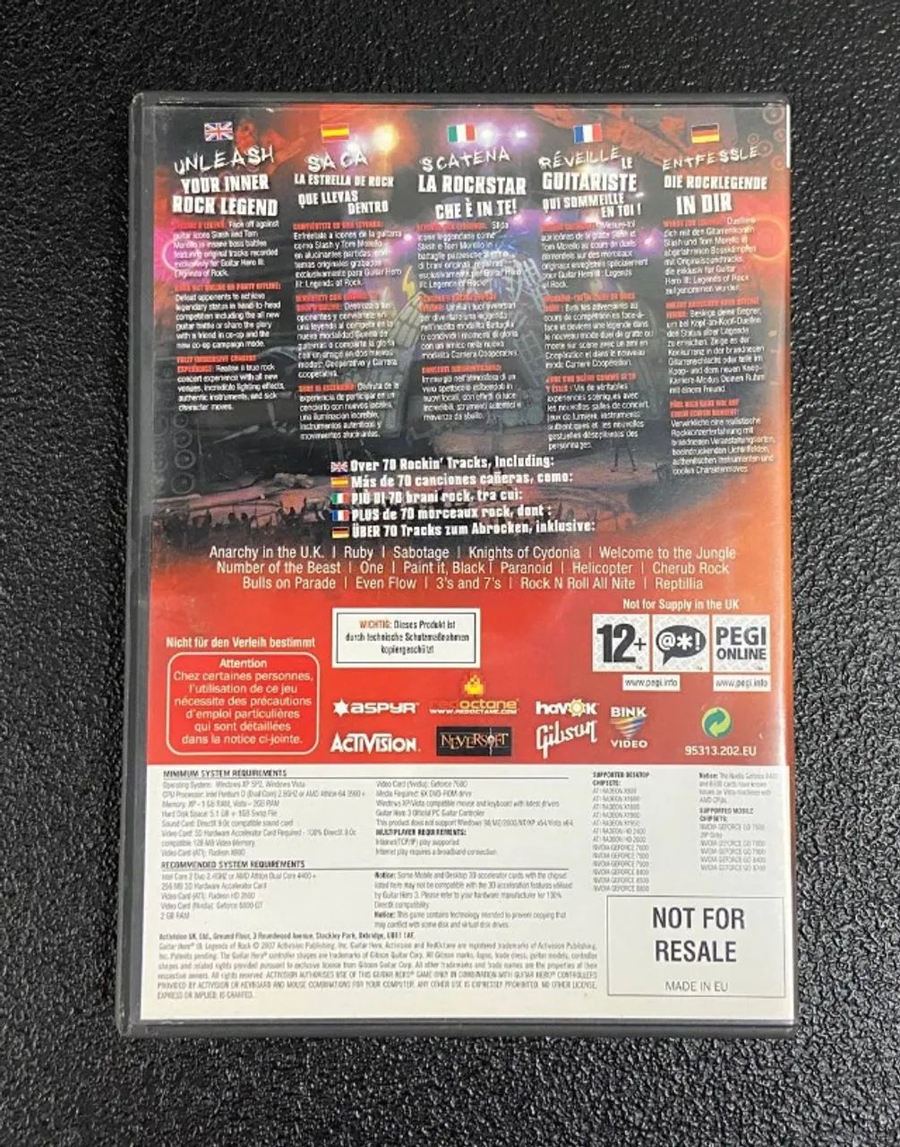 Jogo de PC - Guitar Hero 3 - Legends of Rock Original - Jogos de Vídeo ...