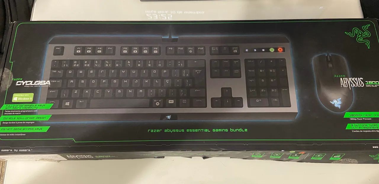 Kit Gamer Razer - Teclado Cynosa Lite, Chroma+ Mouse Abyssus Lite ...