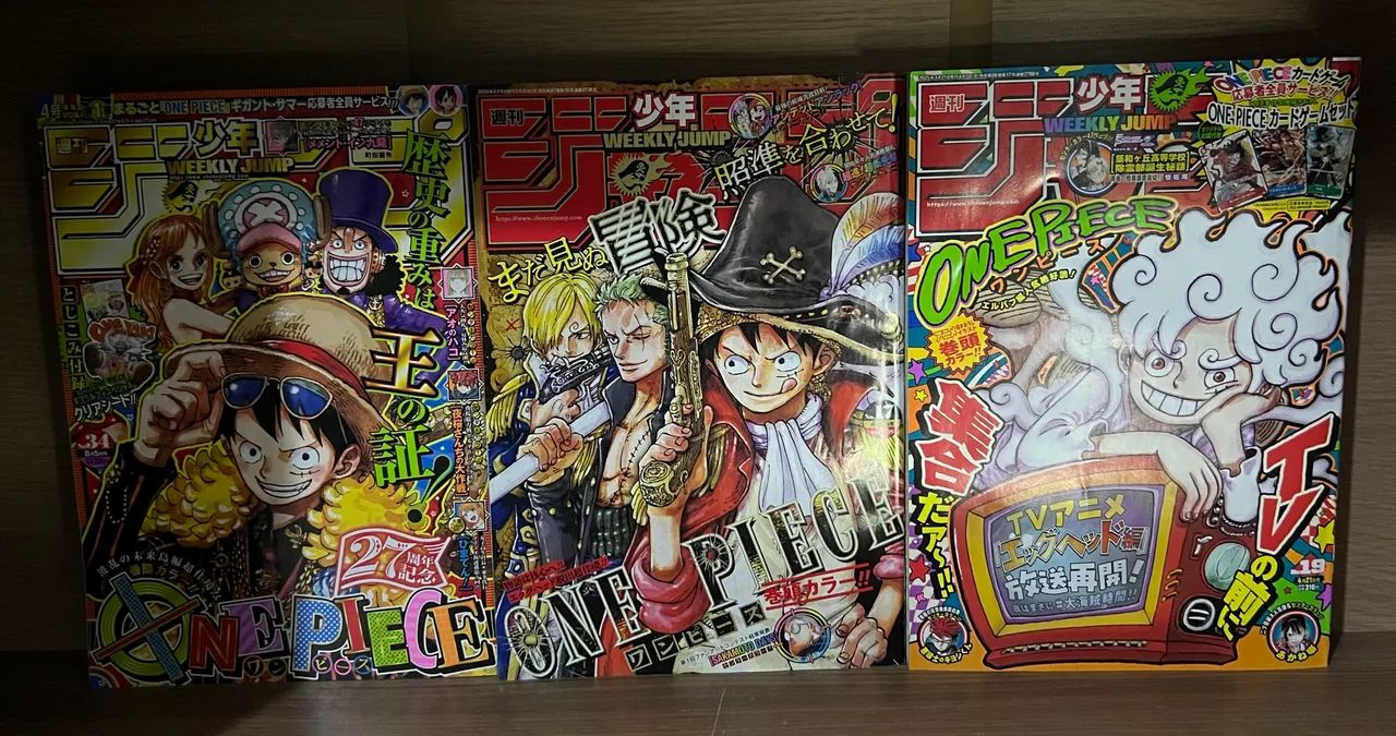Revistas Weekly Shonen Jump One Piece - Livros e revistas - Jucurutu ...