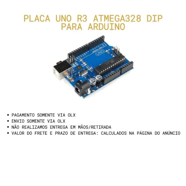 "placa arduino uno r3" no Brasil