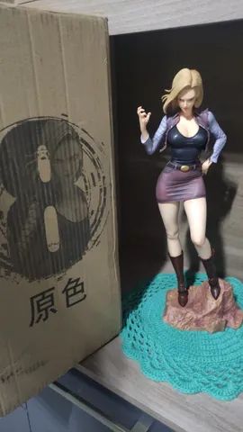 Androide 18 GiGaNTe 44cm Versão Marrom Escala 1/4 Action Figure Dragon ...