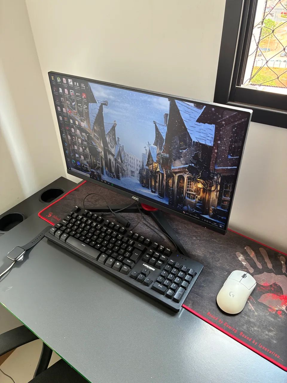 PC Gamer i5-10400F - GTX 1050 Ti - 16 GB RAM - SSD 447 GB - Monitor 24 ...