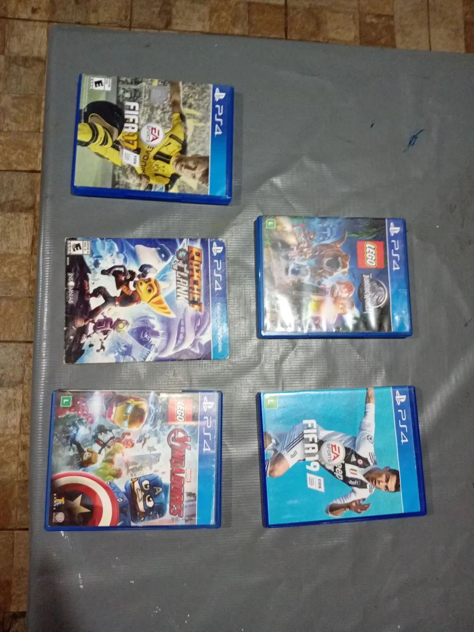 Jogos de PS4 USADOS FIFA 19 FIFA 17 RATCHET CLANK LEGO VINGADORES LEGO ...