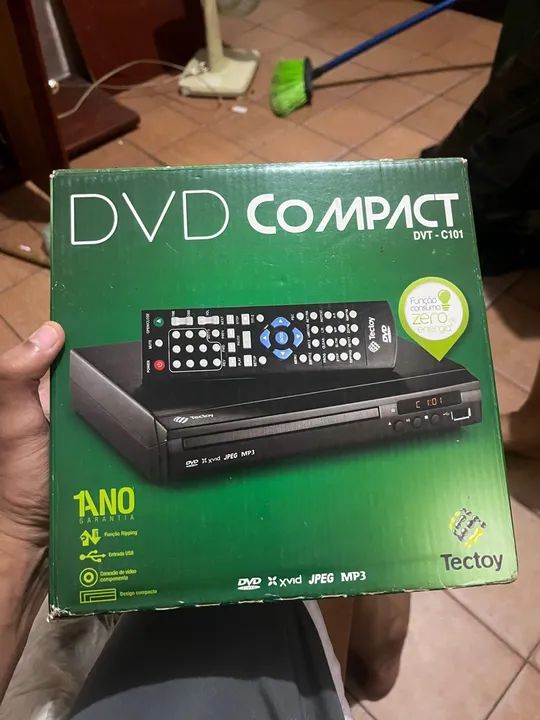 DVD player Tectoy DVT-C101 - DVD, Blu-Ray e Vídeo Cassete - Rio Doce, Olinda 1365680515 | OLX