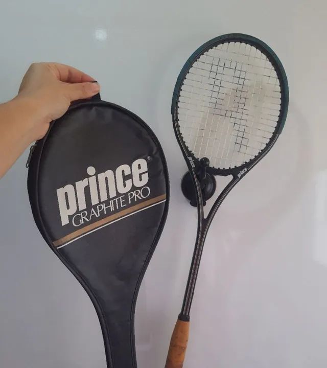 Raquete de Tênis Prince Graphite Pro - Esportes de Quadra e Ao Ar Livre ...