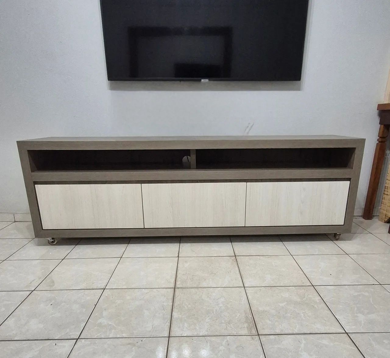 Rack em MDF com 3 gavetas - Racks e Painéis - Zona 7, Maringá ...