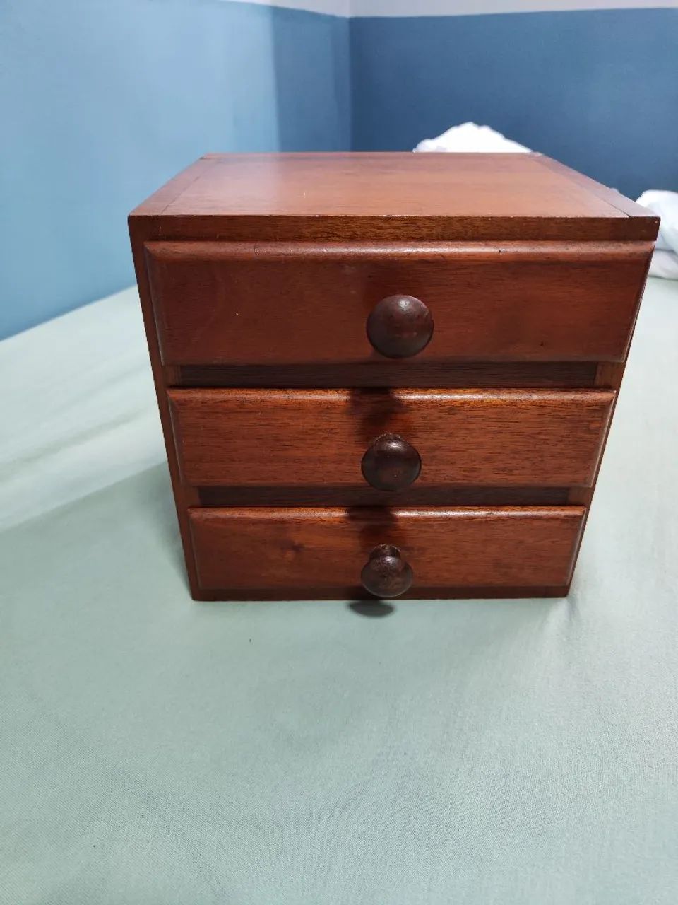 Mini Gaveteiro de Madeira 4 Gavetas - Móveis Para Organização - Jardim ...