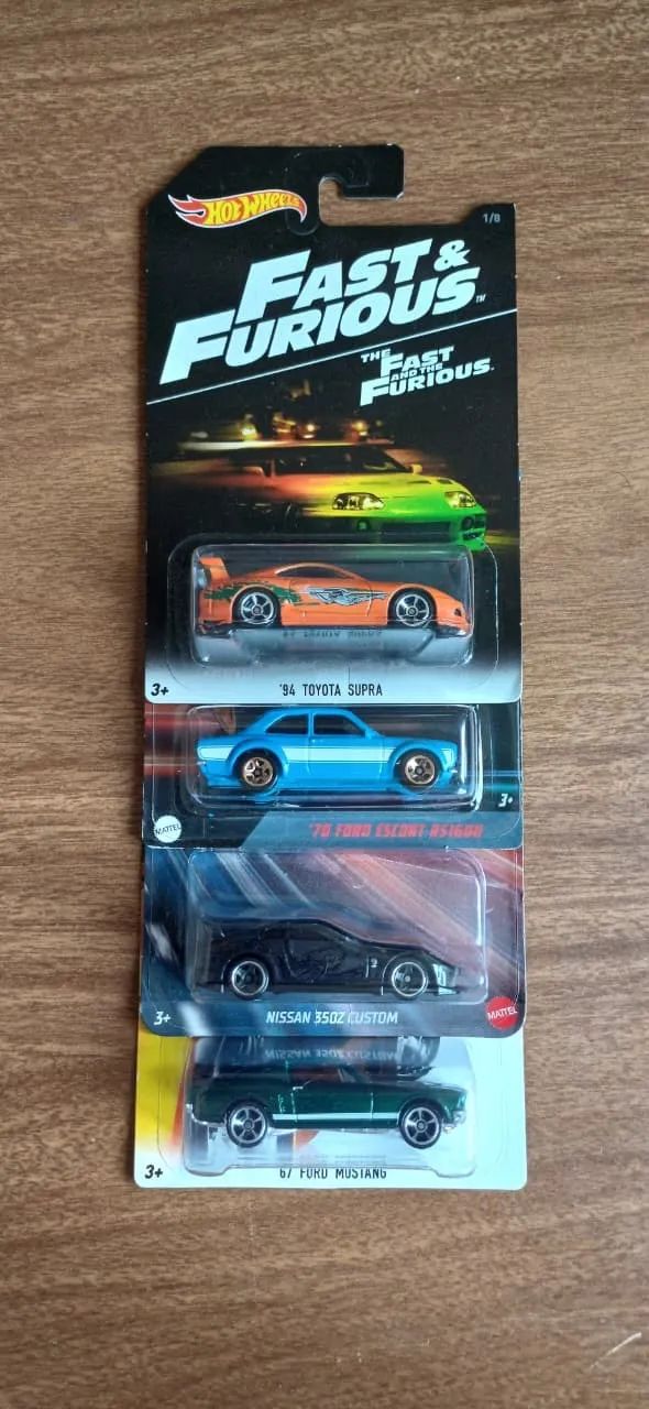 Pack Hot Wheels - Velozes e Furiosos - 4 Unidades - Ford, Supra ...