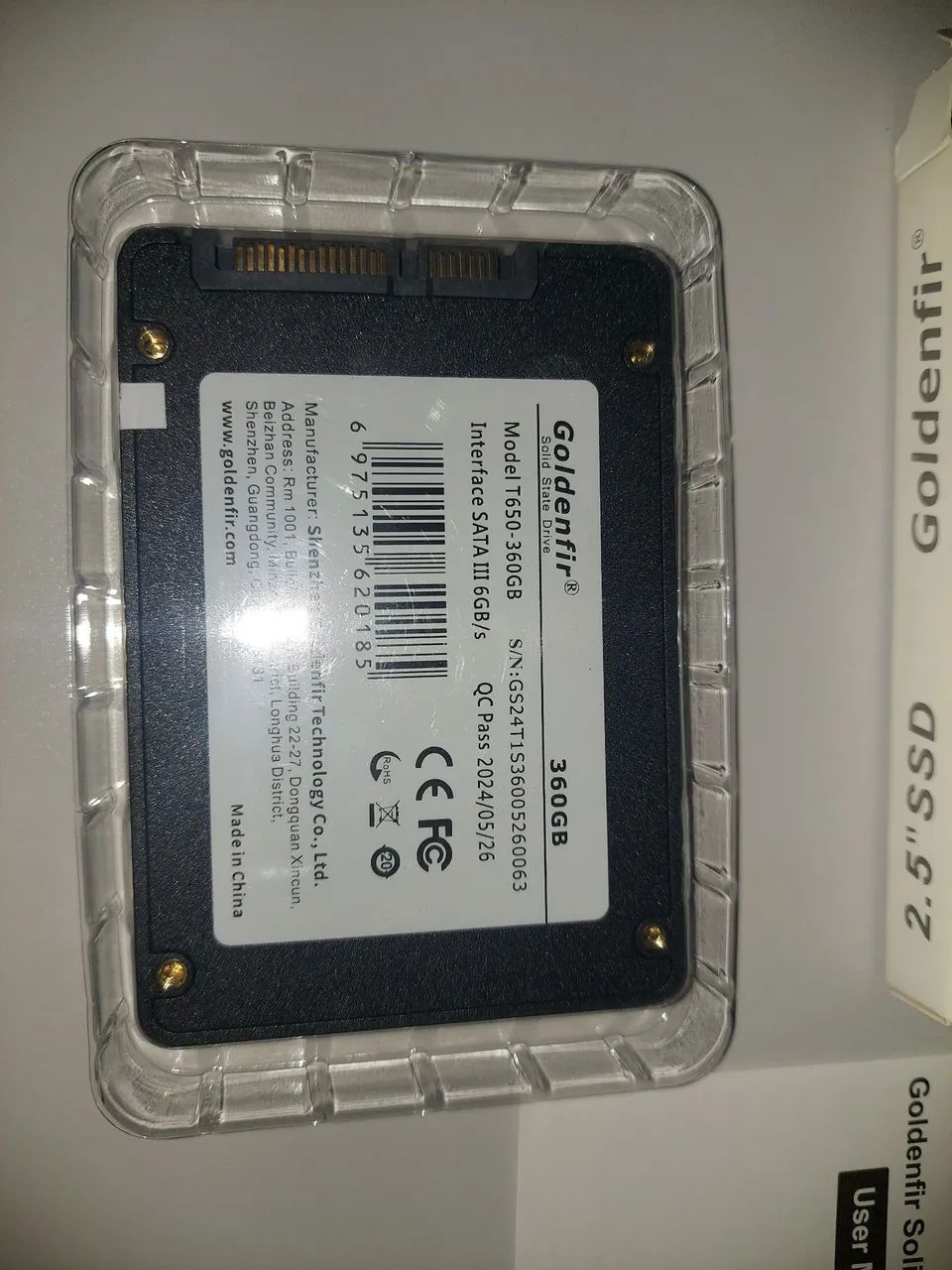 SSD SATA 360GB GOLDENFIR - Armazenamento - José Rodrigues Maciel ...