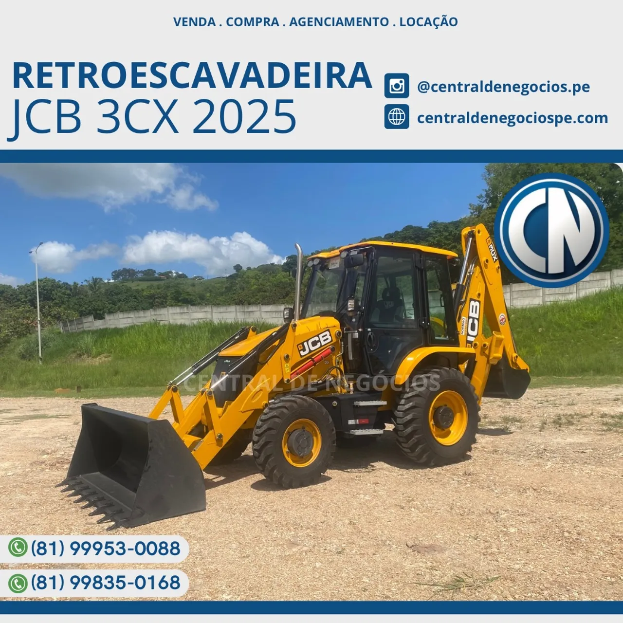 "retroescavadeiras jcb" - Máquinas pesadas para construção no Brasil
