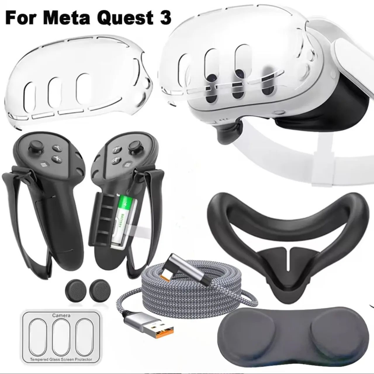 Quest 3 Deluxe 512gb desbloqueado já com vários games e todos os ...