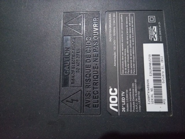 Tv aoc 26 polegadas | +40 anúncios na OLX Brasil