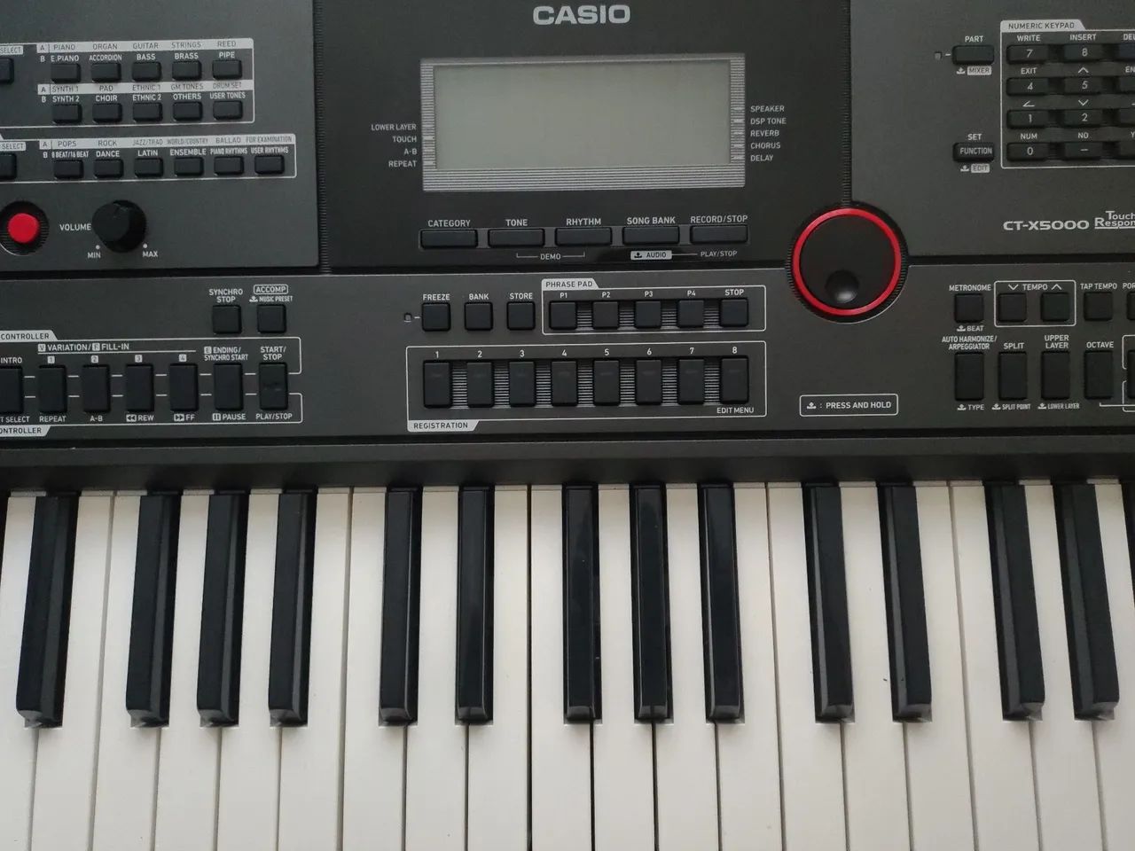 Teclado Casio CTX-5000, novíssimo em perfeito estado, aberto a ...