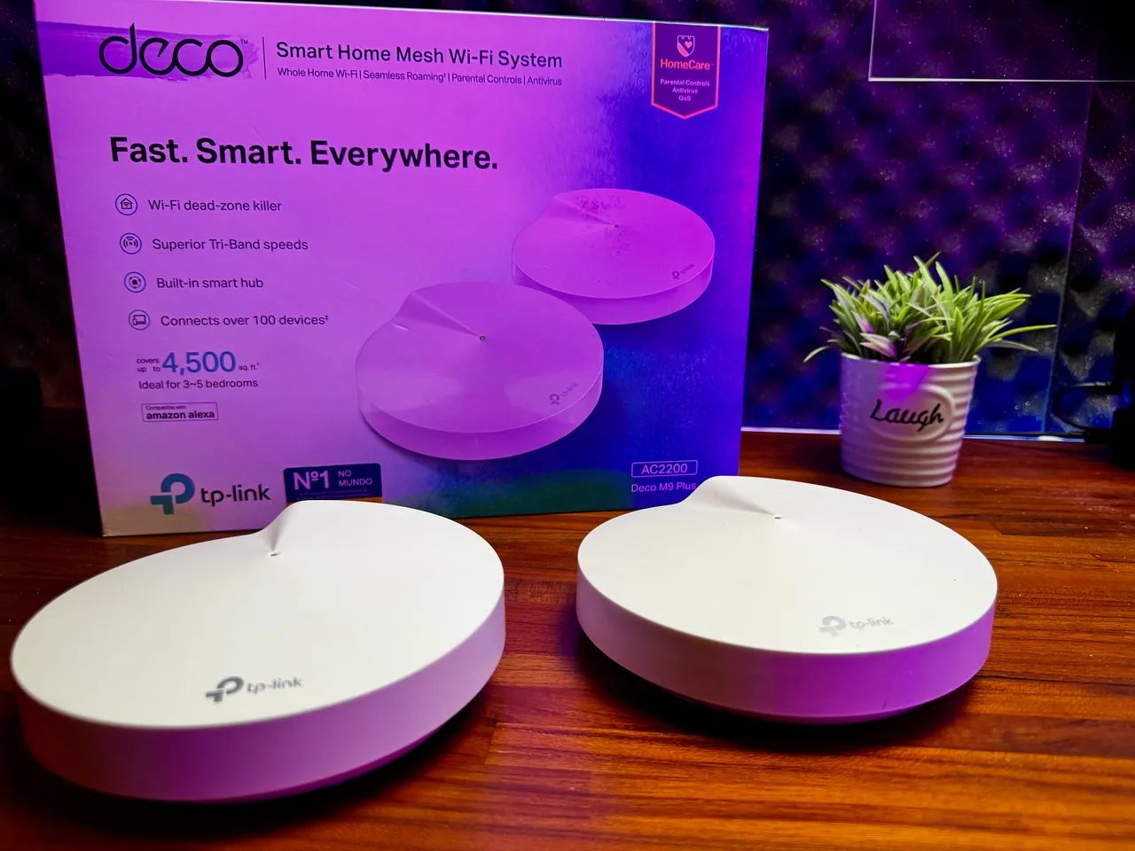 TP-Link Deco M9 Plus - Roteador Mesh Wi-Fi AC2200 + Hub Zigbee ...