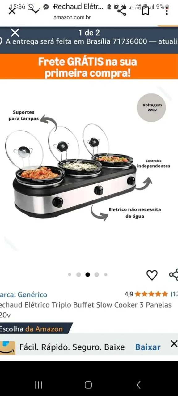 "rechaud buffet" no Brasil