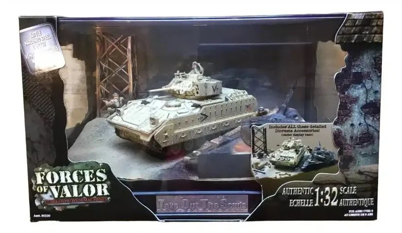 Diorama Take Out The Scuds M2a2 Bradley Tank 1/32 #80102 - Hobbies e ...