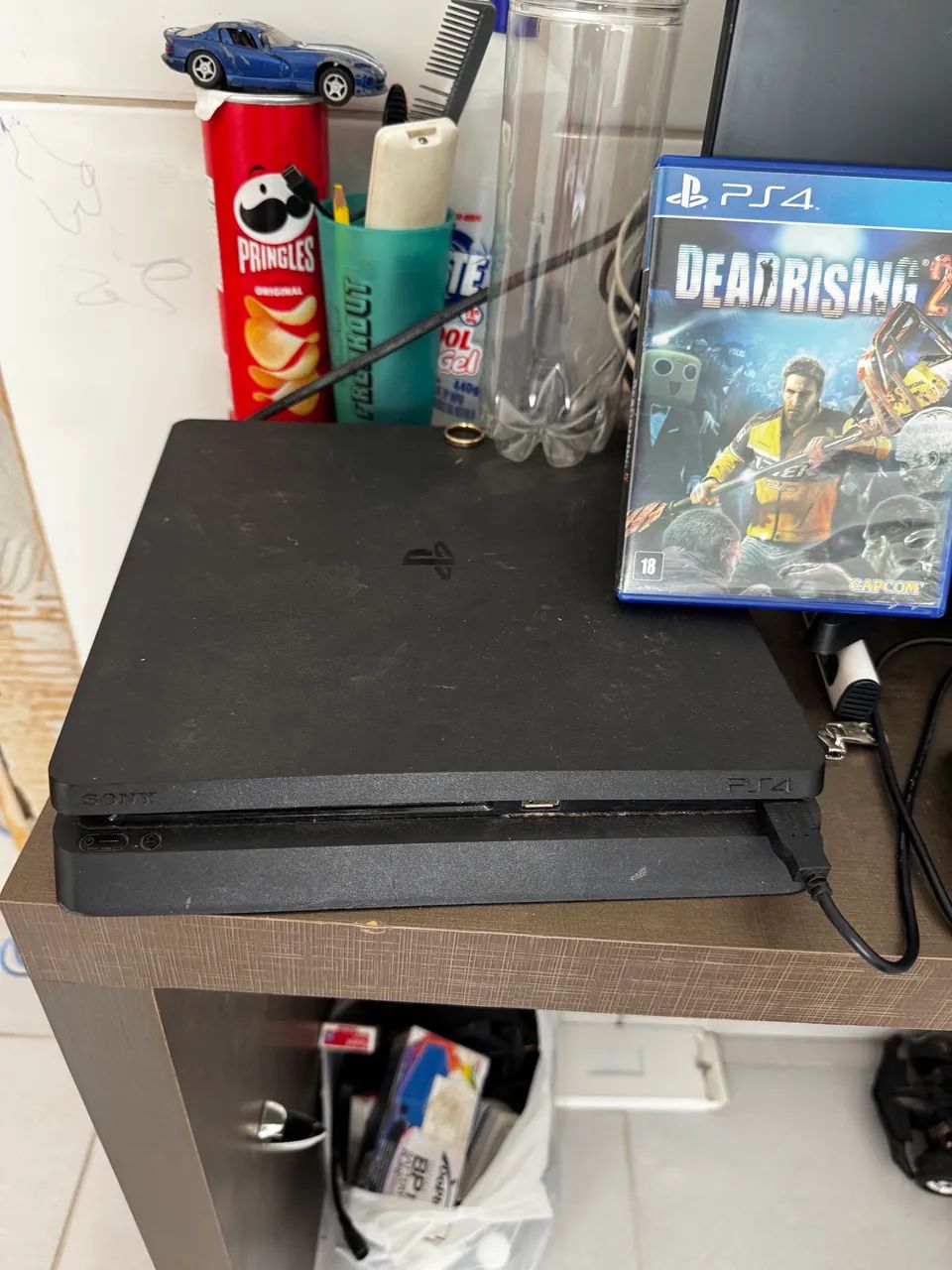 Ps 4 slim com 6 jogos e 1 controle original completo só ligar e jogar - Consoles de Vídeo Game ...