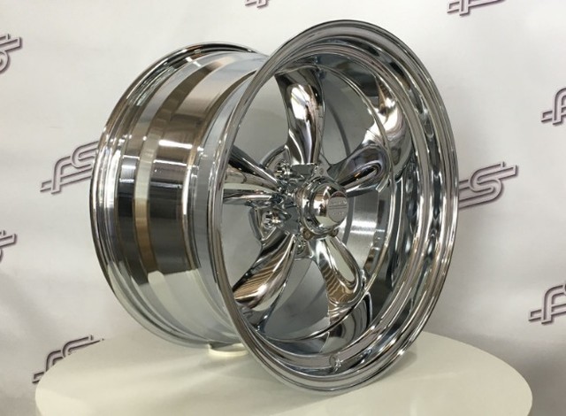 Jogo de Rodas American Racing Torq Thrust II Cromada Aro 18 /Talas 8 e ...