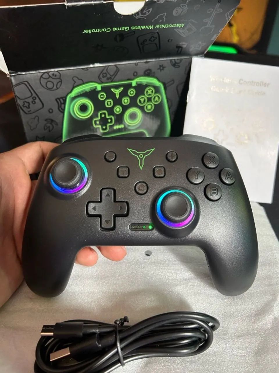 Controle Bluetooth Rgb Para PC / Nitendo Switch - Entrega gratis ...