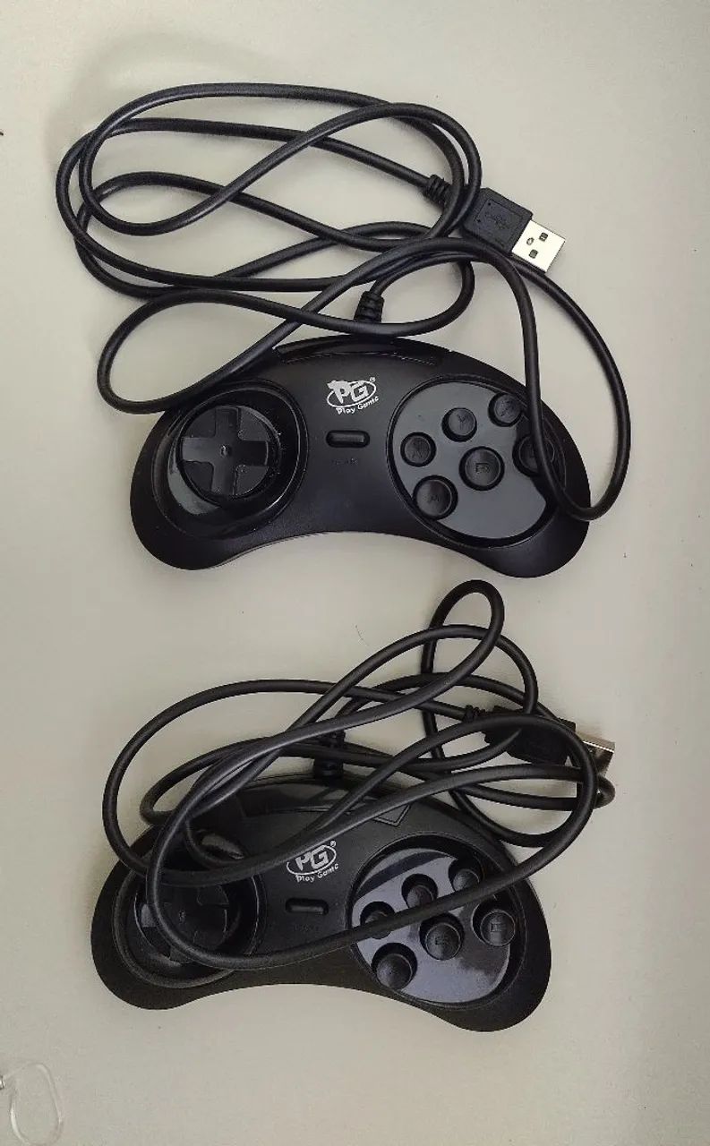 Controle Sega Genesis USB - Play Game - Peças e Acessórios de Vídeo ...