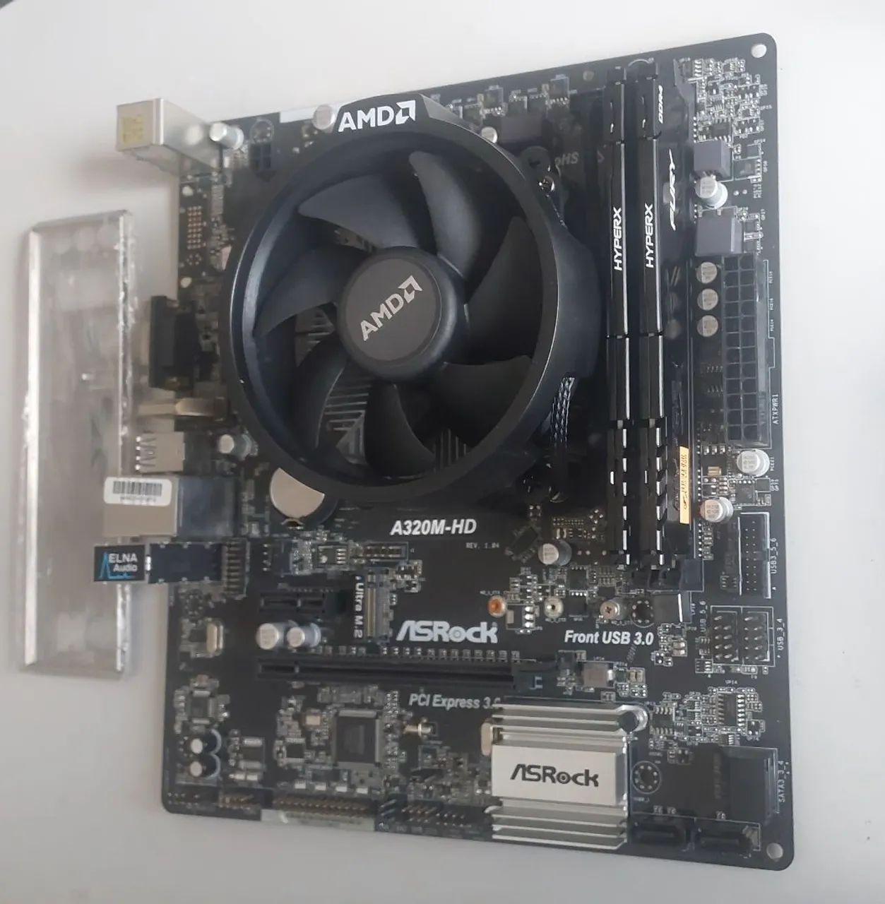 Kit Ryzen 5 3600, ASRook A320M-HD, Hyperx Fury 16GB (2x8GB) 2400MHz ...