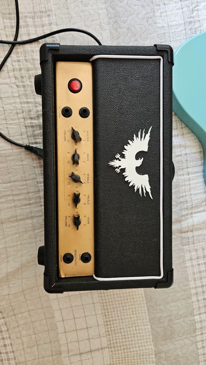 HEAD AMPLIFICADOR CROW AMPS PL7 100% VALVULADO ESTADO DE NOVO ...