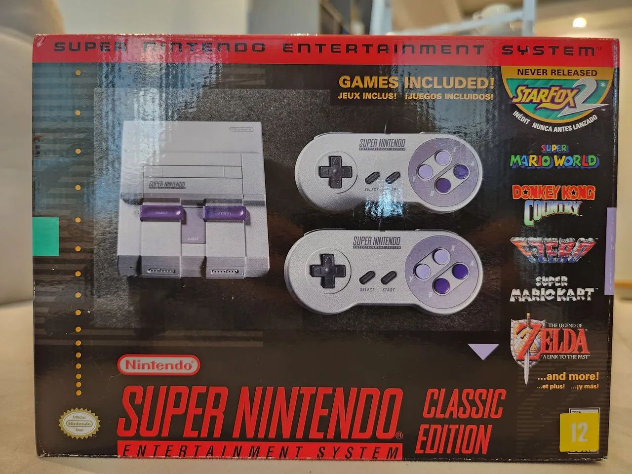 "super nintendo original" no Brasil