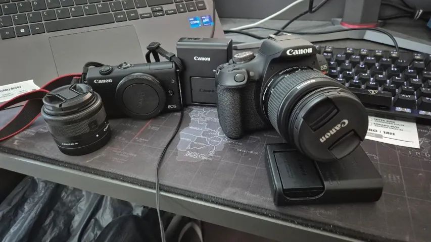 Canon EOS m200 + Rebel T7 - Câmeras e Filmadoras - Pechincha, Rio de ...