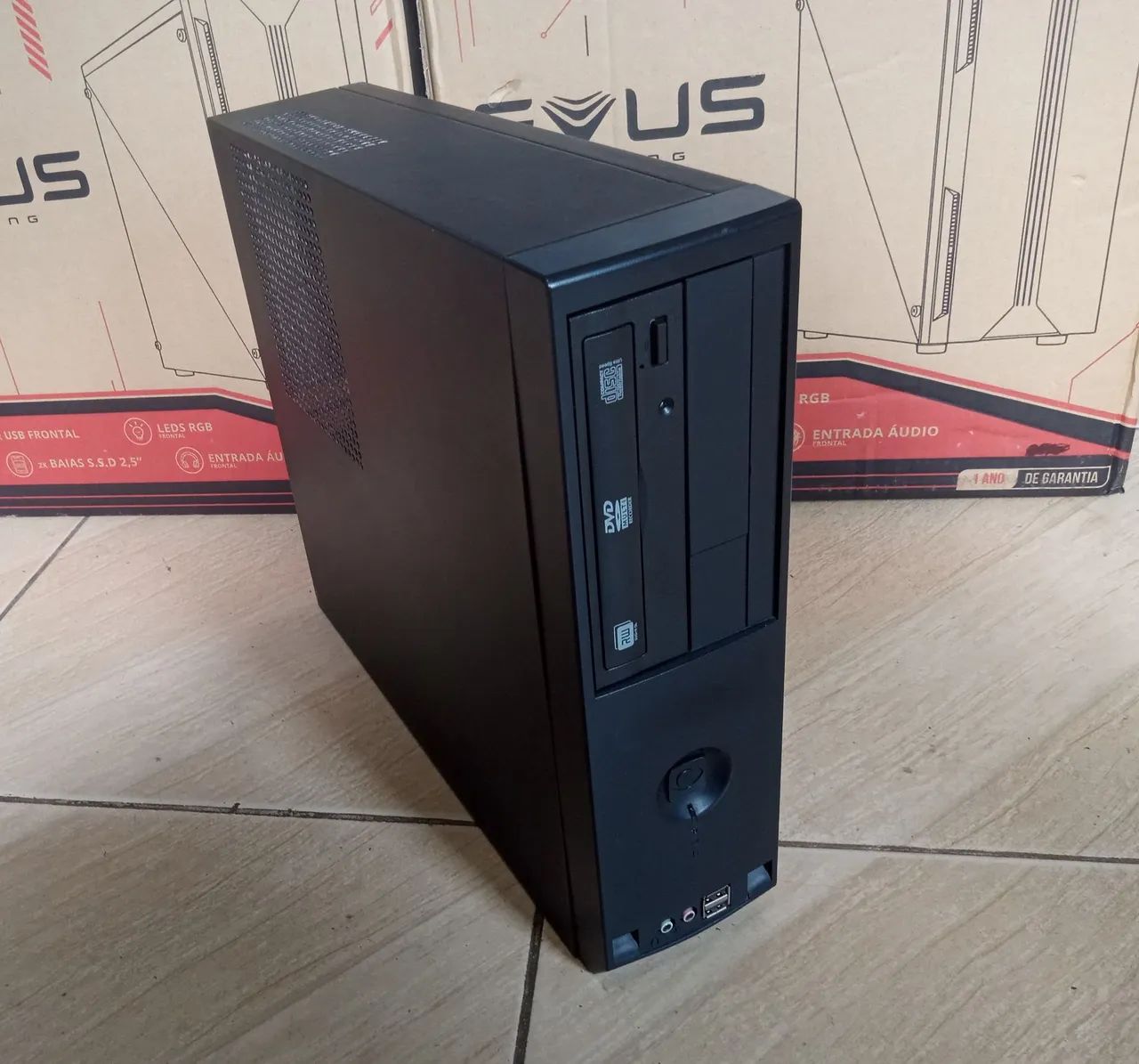 CPU Slim Itautec i3 3.30GHz, 12Gb de memória, SSD:128Gb, Windows 11 ...