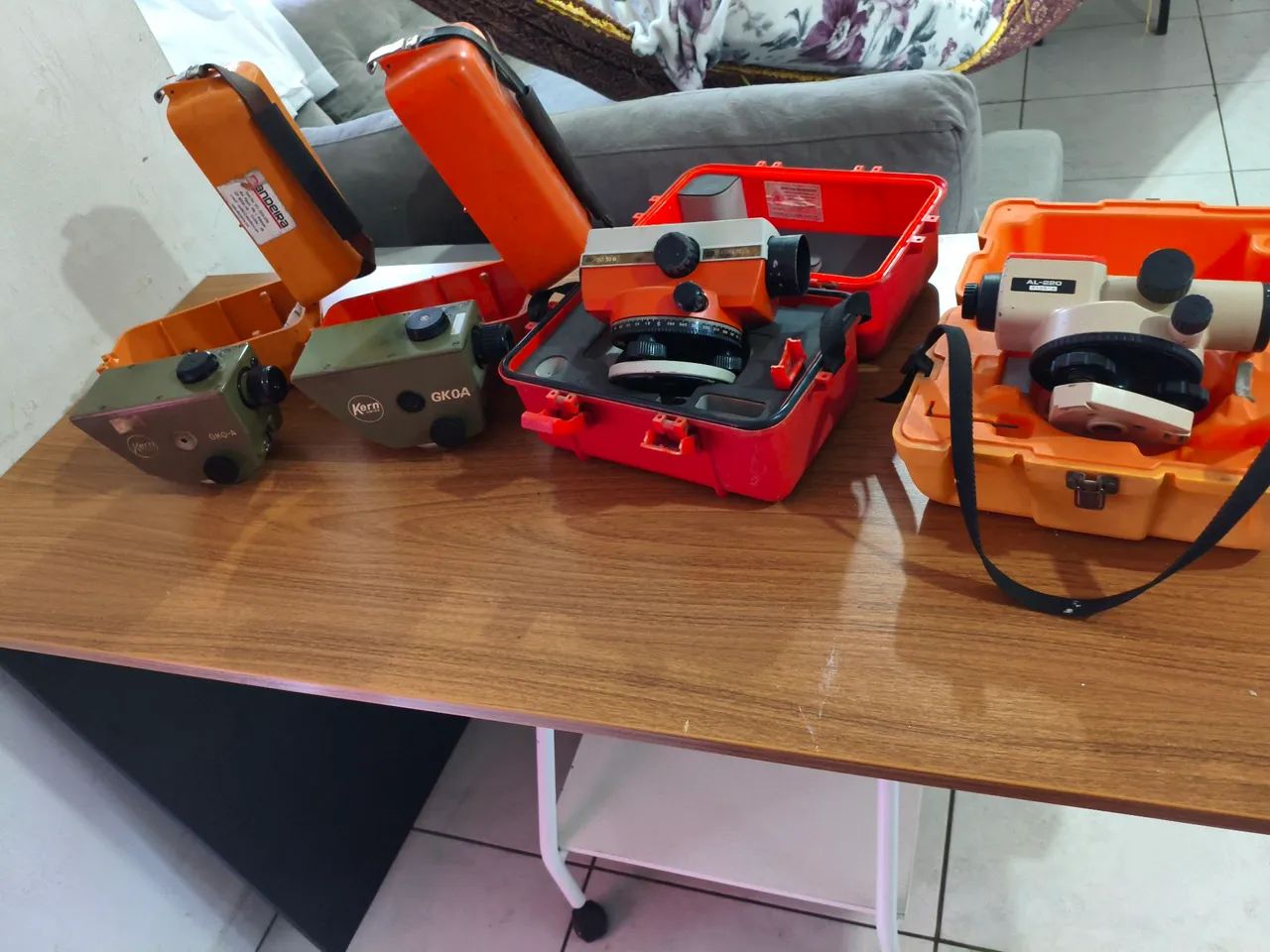 Kit 4 Níveis Ópticos - 2x K&E GK0A + AL-220 + Foretech DS-3202 (Usados ...