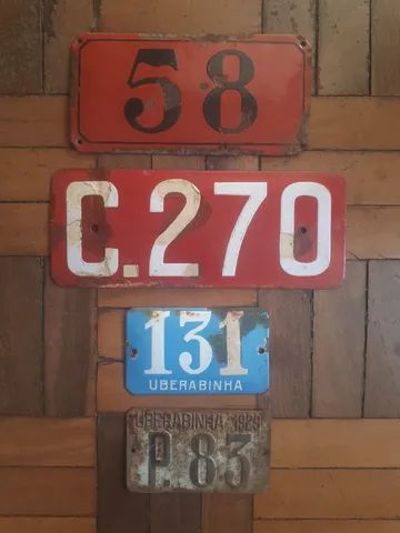 "placas de rua antigas" no Brasil