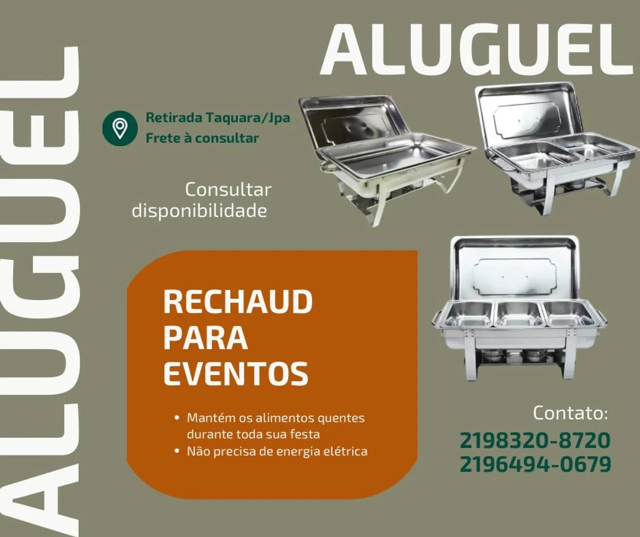"rechaud eletrico" no Brasil