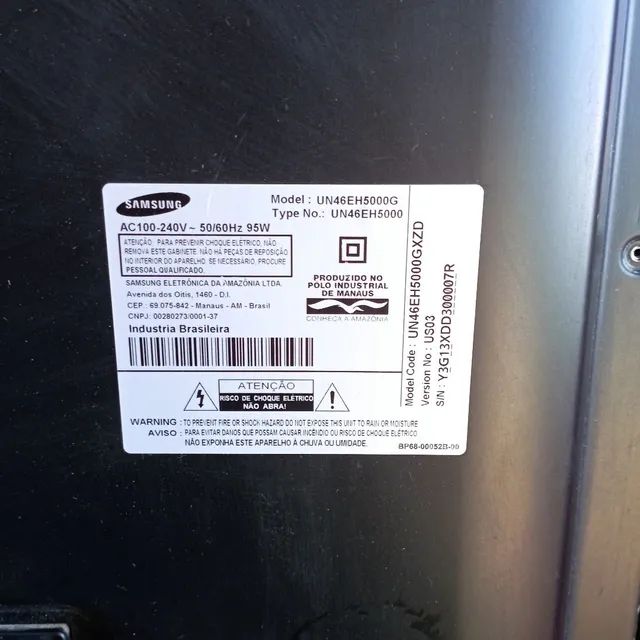 Tela tv samsung 46 polegadas | +78 anúncios na OLX Brasil