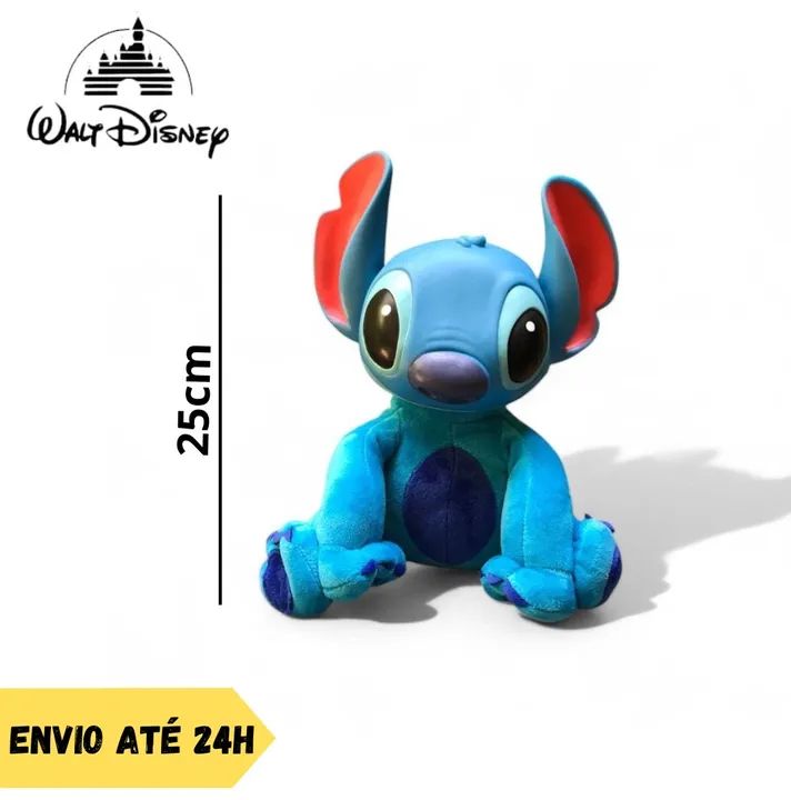 Boneco Lilo Stitch Vinil Disney Pelúcia Baby Coleção 25cm - Brinquedos ...