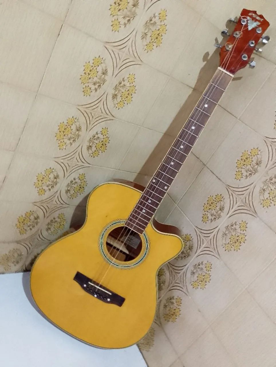 Violão PHX Elétrico Cordas de Aço C/Capa R$ 350,00 - Instrumentos ...