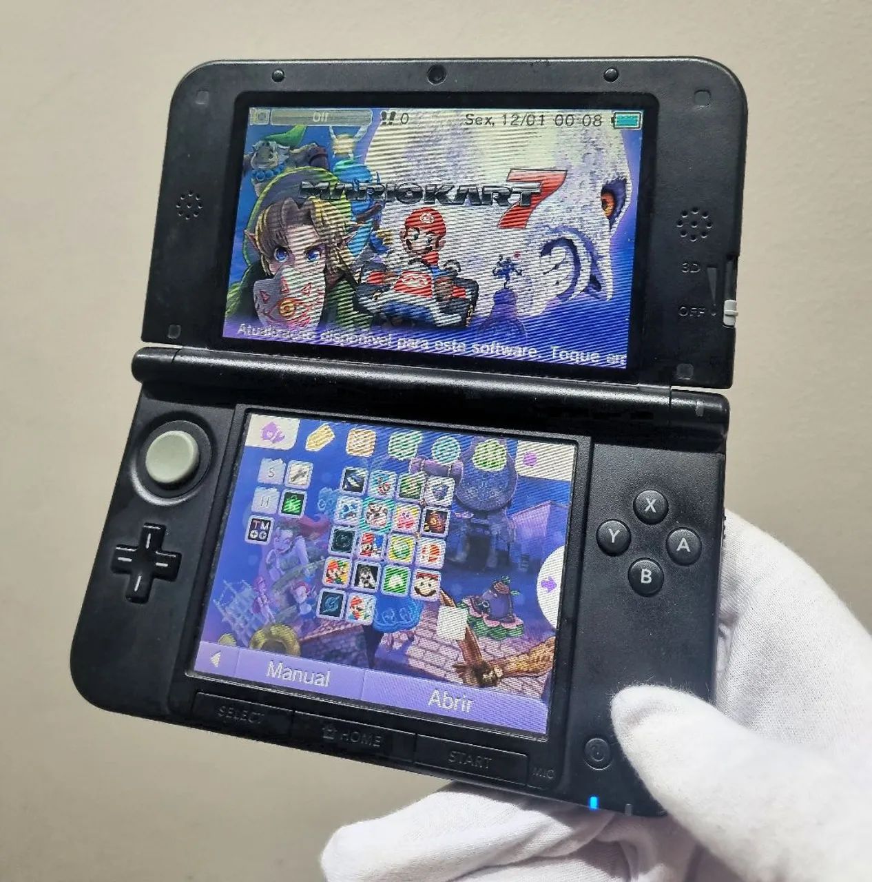 Nintendo 3ds Xl Red Destravado 64 GB- 10 vezes sem Juros - Consoles de ...