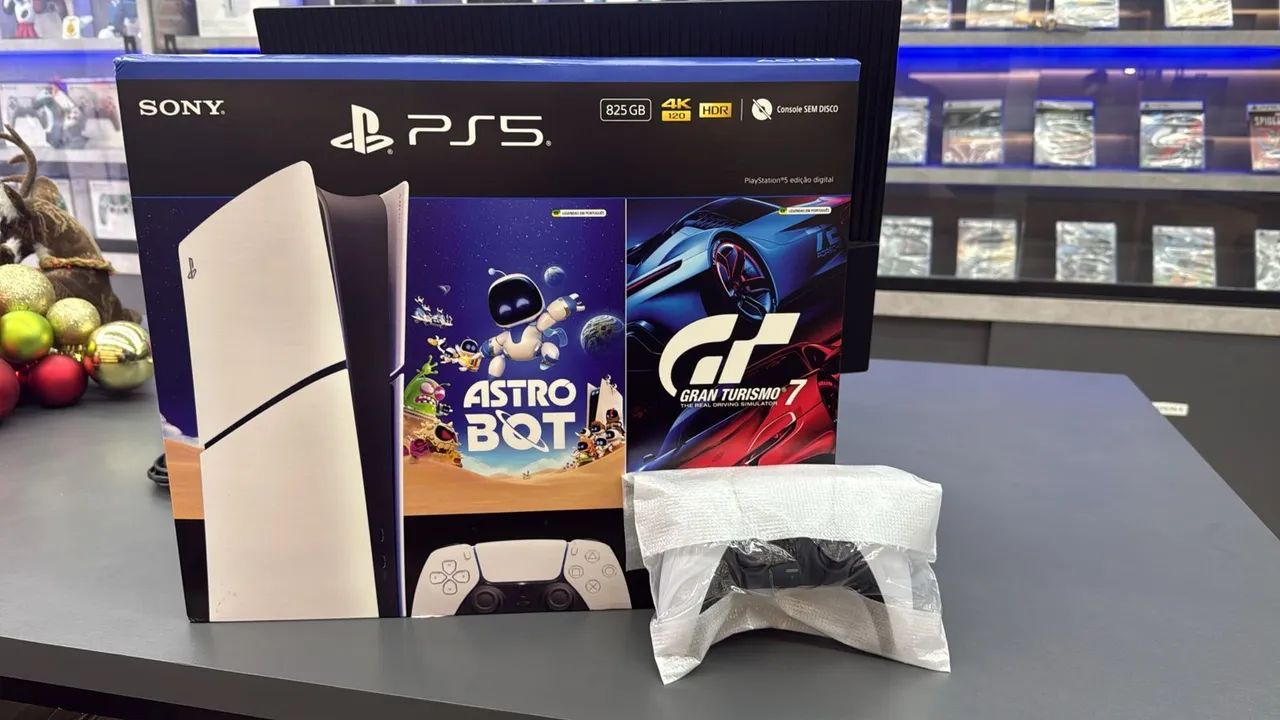 PS5 2 CONTROLES NF PASSO CARTAO - Consoles de Vídeo Game - Setor Amim ...