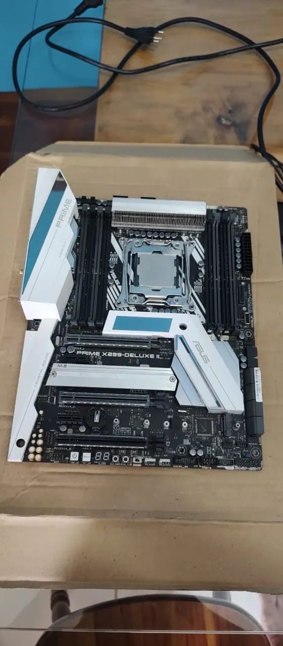 KIT PC GAMER: Processador: i7 7820X + placa mãe: ASUS PRIME X299 DELUXE ...