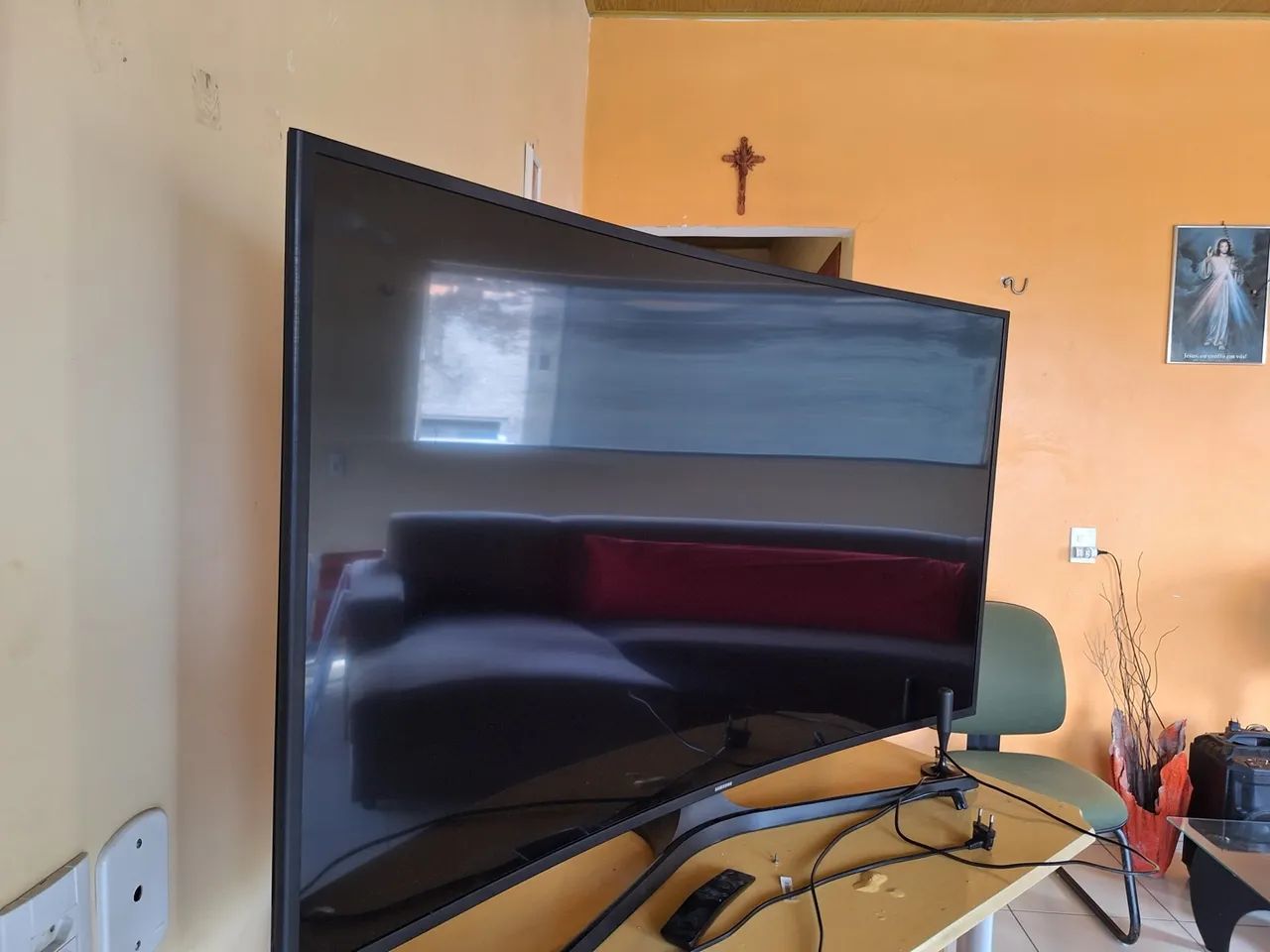 Smart TV Samsung com defeito na tela - TVs - Jurunas, Belém 1423304180 | OLX