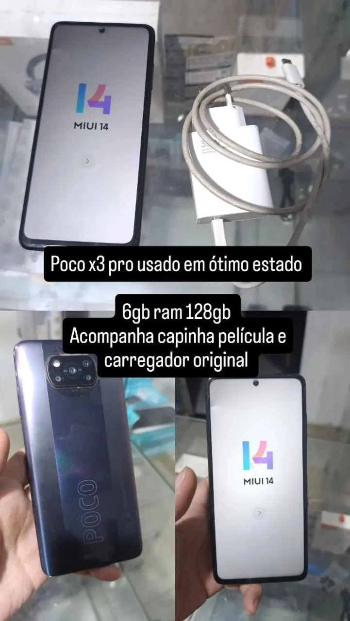Celulares XIAOMI POCO X3 PRO Usados, seminovos e Novos no Brasil