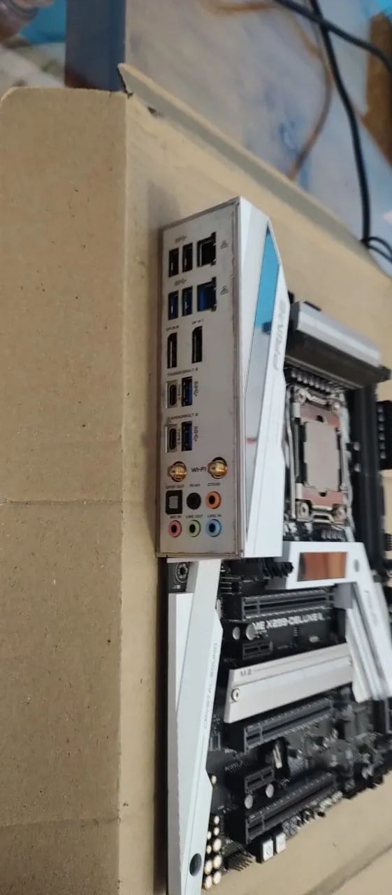 KIT PC GAMER: Processador: i7 7820X + placa mãe: ASUS PRIME X299 DELUXE ...