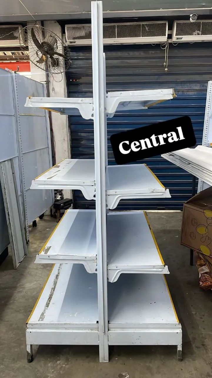 Gôndolas central /parede/ bat rack - Equipamentos Para Comércio ...