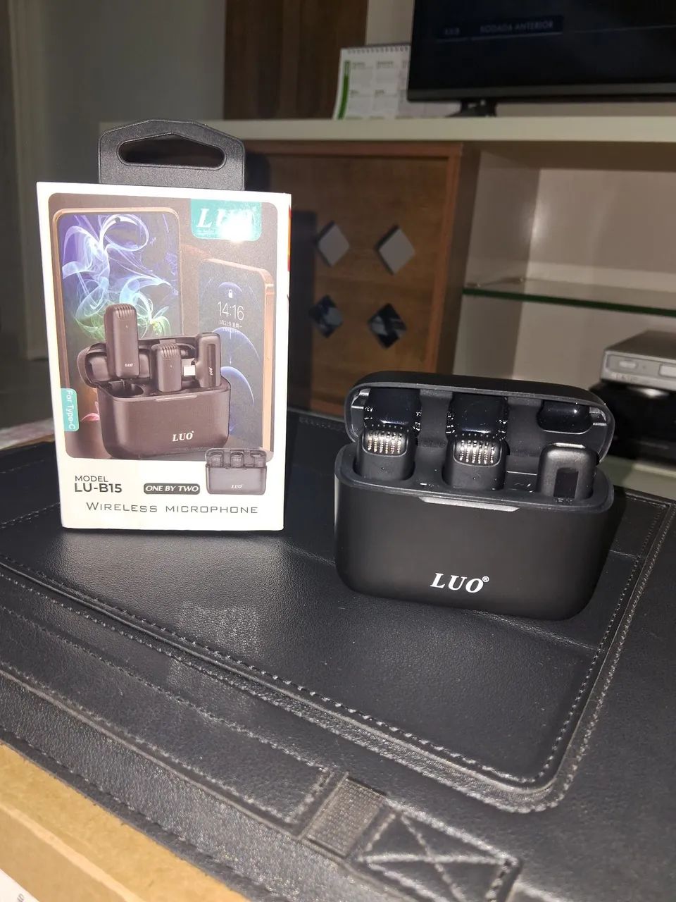 Microfone Wireless LUO LU-B15 - Novo! - Microfones e Gravadores ...